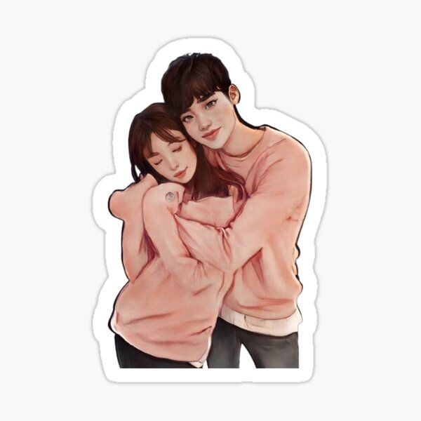 "Couple Sticker Pack " Sticker for Sale by kookieGirl97 | Redbubble
