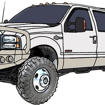 "Ford F350 King Ranch Dually " Sticker for Sale by Arseman69 | Redbubble