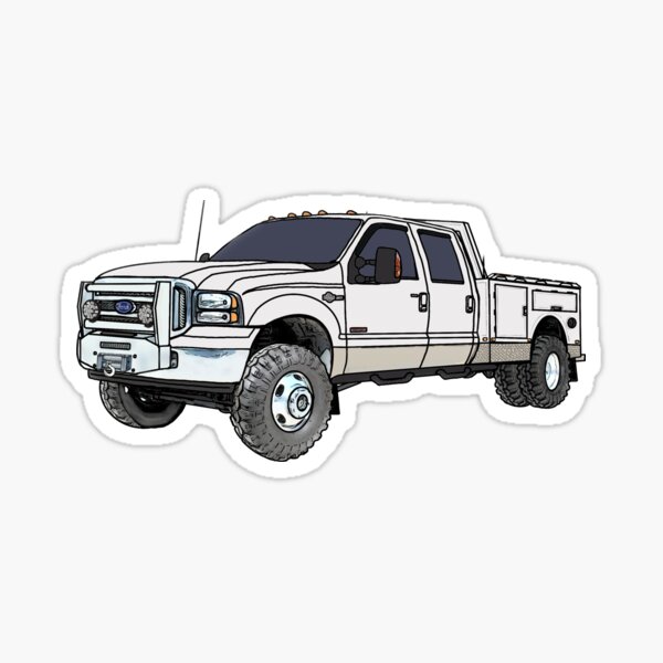 "Ford F350 King Ranch Dually service bed" Sticker for Sale by Arseman69 ...