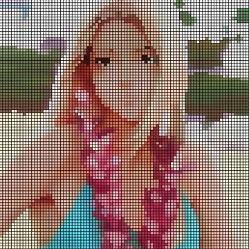 "Sexy Anime Girl in Bikini Pixel 8-bit Art" Sticker for Sale by ...