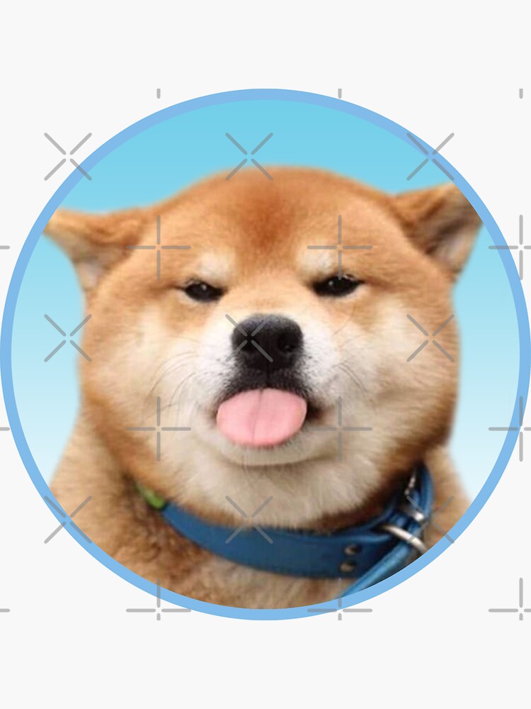 "Doggo Stickers: Shiba Mlem #4" Sticker for Sale by Elisecv | Redbubble