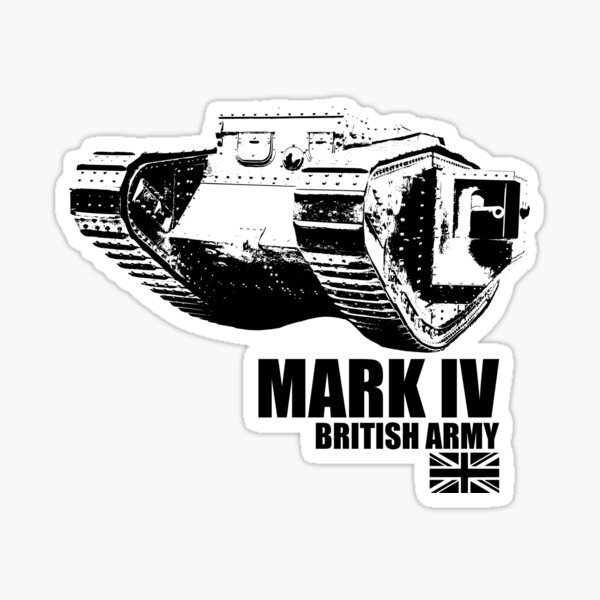 "WW1 Mark IV Tank" Sticker for Sale by StrongVlad | Redbubble