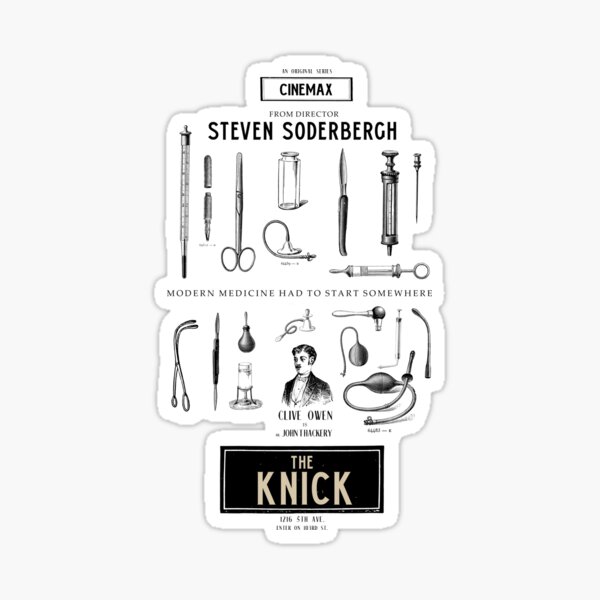 "The knick, Steven Soderbergh, vintage tv series poster, starring Clive ...