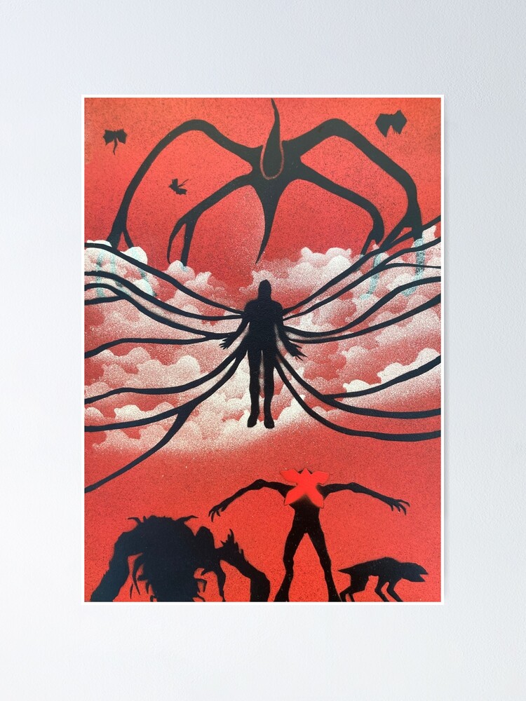 "Stranger Things Creature Line Up" Poster for Sale by JamesWestley ...