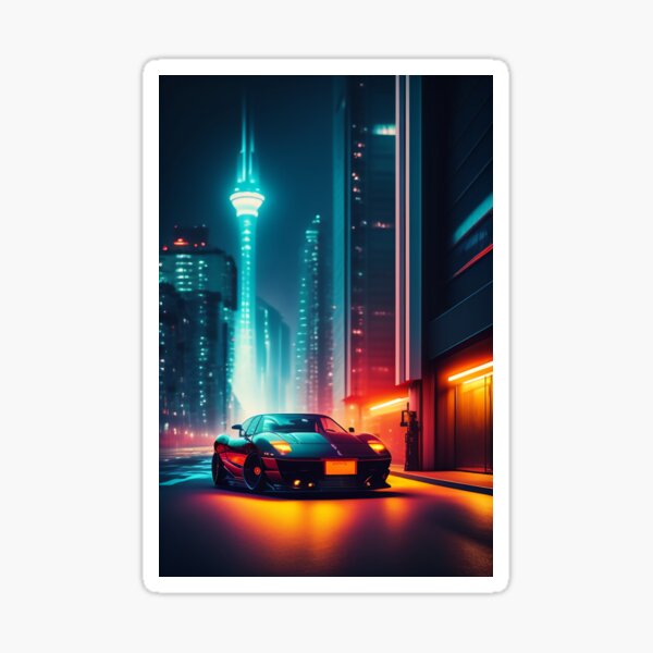 "futuristic" Sticker for Sale by rafand23 | Redbubble