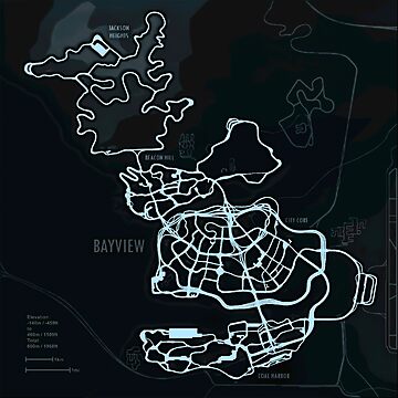 "Need For Speed Underground 2 | Bayview Map" Photographic Print for ...
