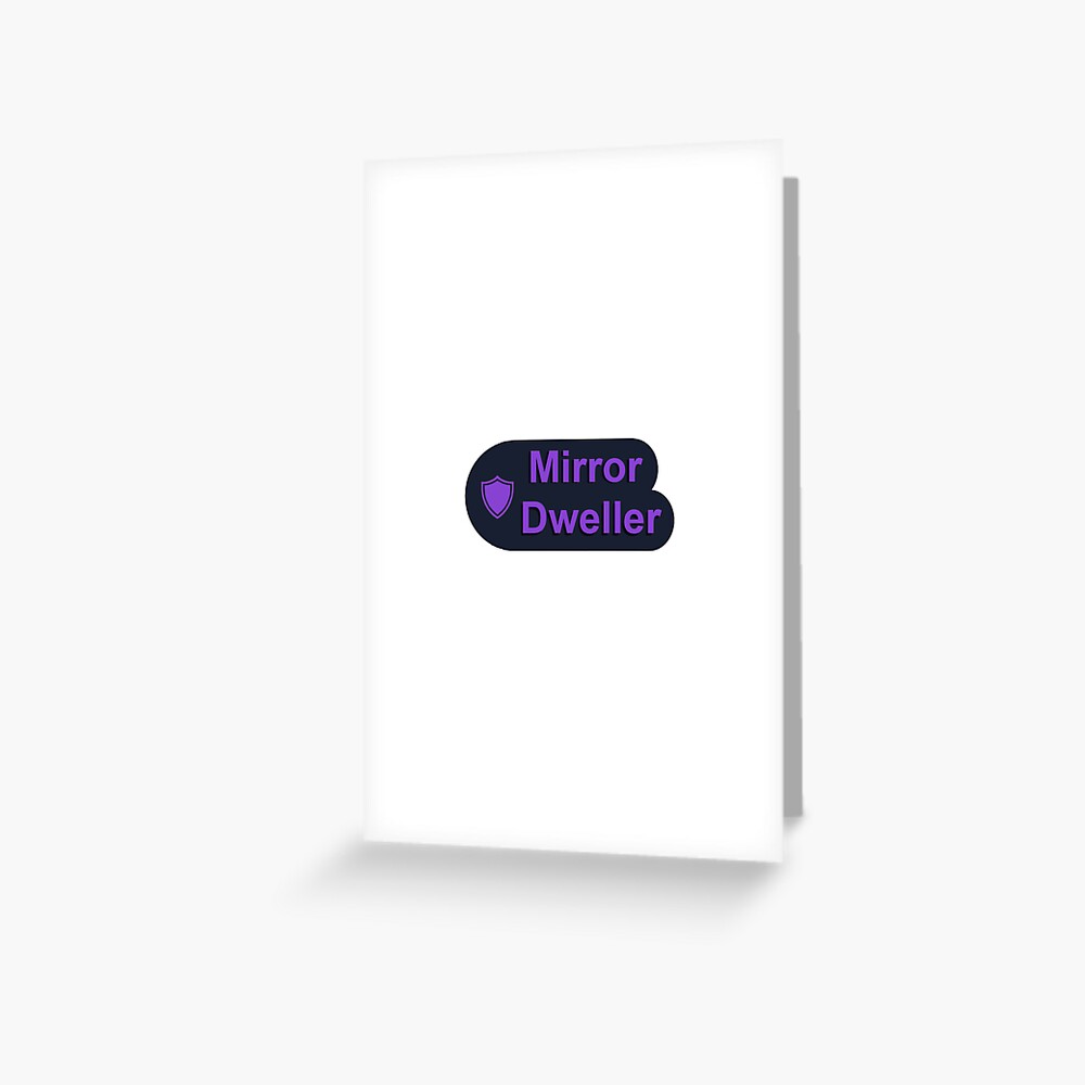 "VRChat Mirror Dweller Sticker" Sticker for Sale by SamayeVR | Redbubble