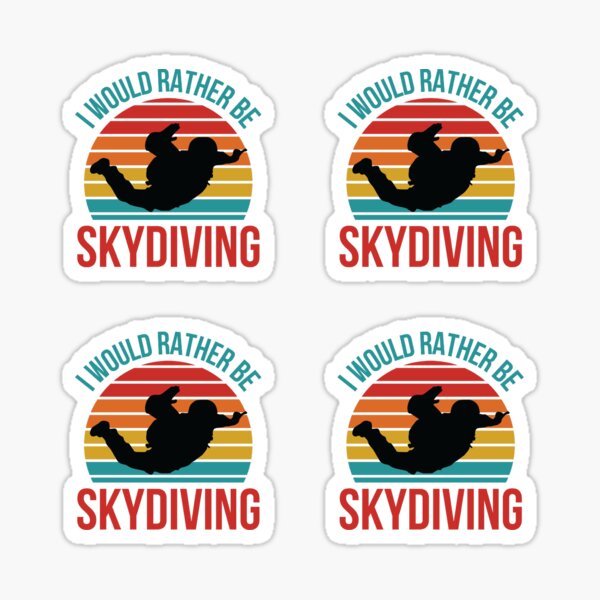 "Skydiving" Sticker for Sale by PatternDesignBD | Redbubble