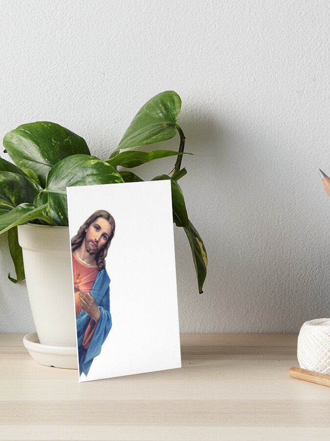 "Jesus is watching you - meme" Art Board Print for Sale by ghjura ...