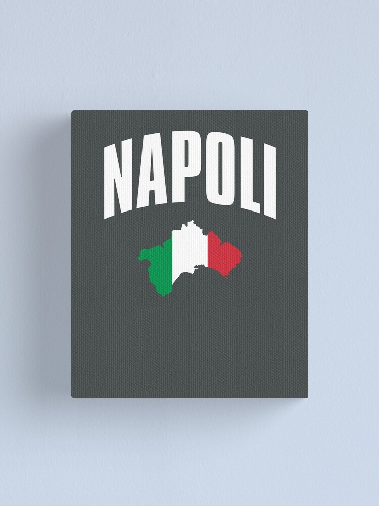 "Napoli - Naples Italy Italian Flag" Canvas Print by Vivara | Redbubble