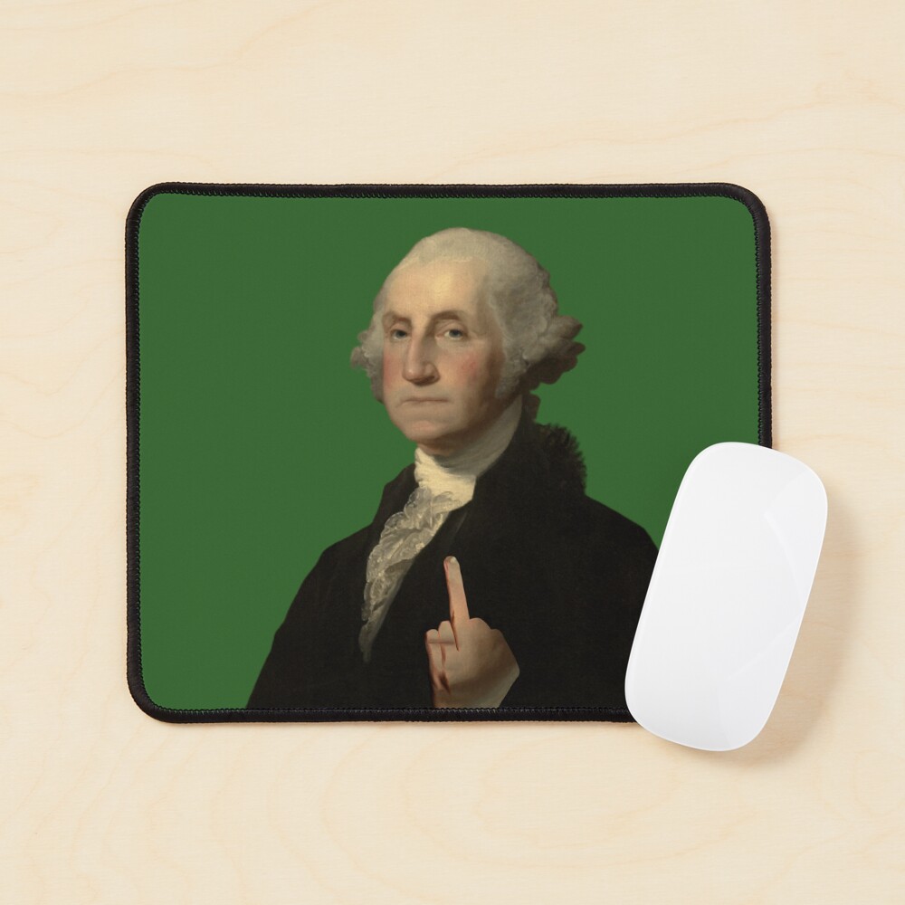 "George Washington Middle Finger Funny Poster" Poster for Sale by ...