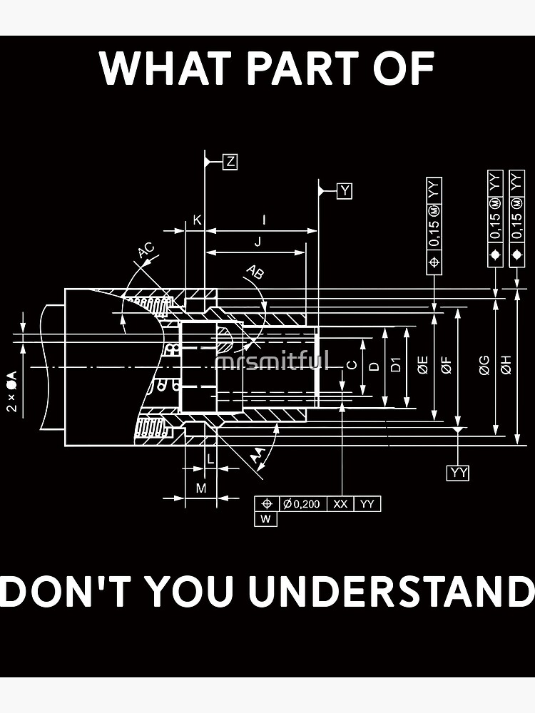 "Funny Engineering T-Shirt - Mechanical Engineering T-shirt" Poster for ...