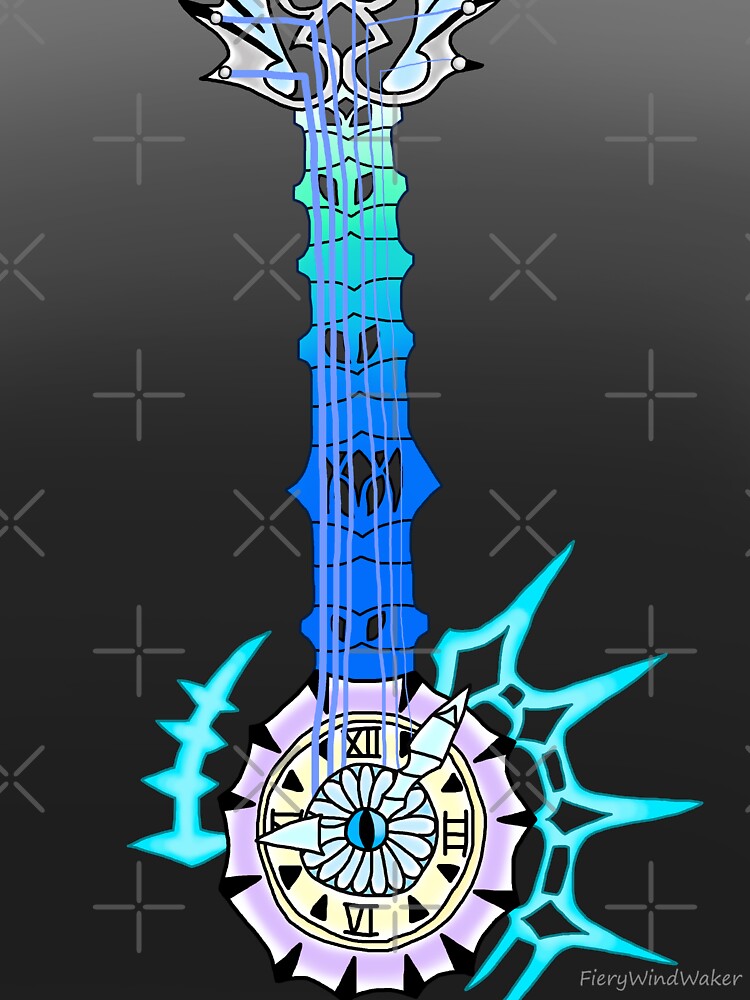 "Keyblade Guitar #51 - Young Xehanort's Keyblade" Sticker for Sale by ...