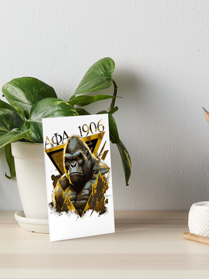 "Alpha Phi Alpha - Abstract Gorilla" Art Board Print for Sale by ...