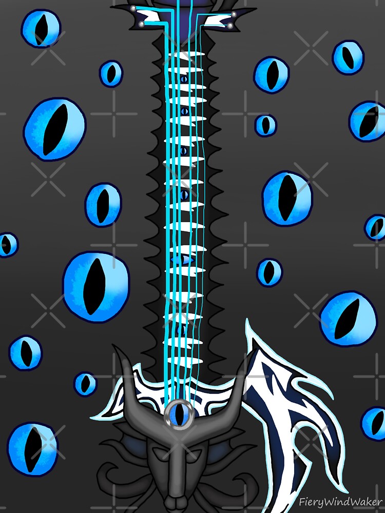 "Keyblade Guitar #52 - Master Xehanort's Keyblade" Sticker for Sale by ...