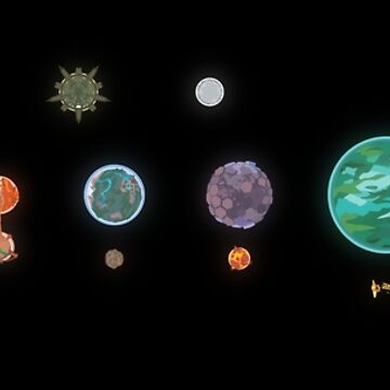 "Outer Wilds Ship Log Map" Poster for Sale by yunruse | Redbubble