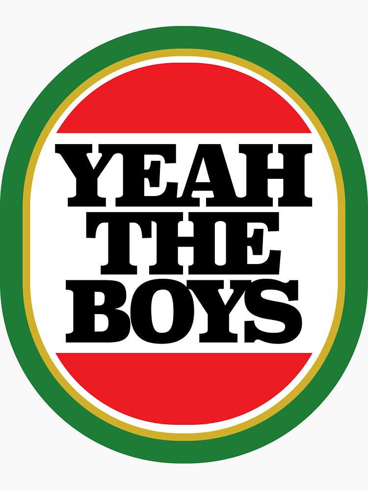 "Yeah The Boys" Sticker for Sale by DebbieXBenson | Redbubble