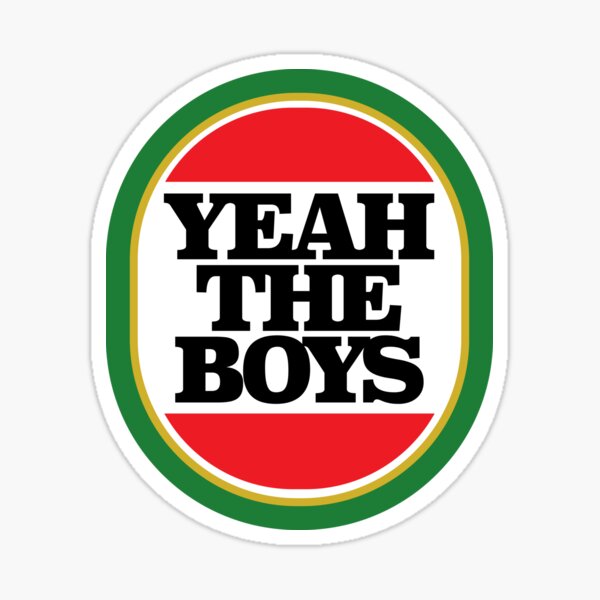 "Yeah The Boys" Sticker for Sale by DebbieXBenson | Redbubble