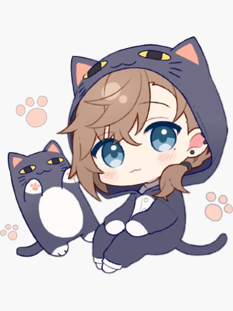 "Nijisanji Kanae and Roto" Sticker for Sale by lumimins | Redbubble