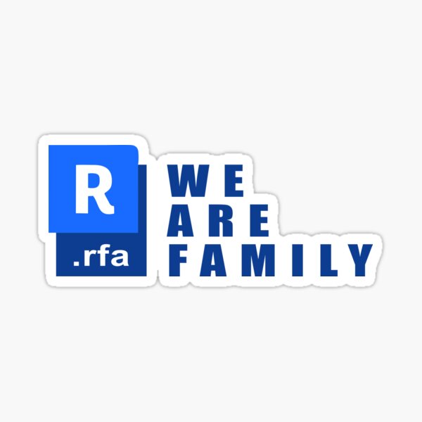 "We Are Family - Revit" Sticker for Sale by kang-insan | Redbubble