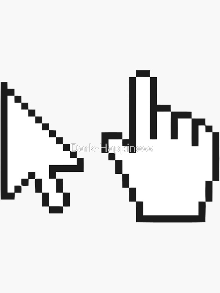 "Cursors" Sticker by Dark-Happiness | Redbubble