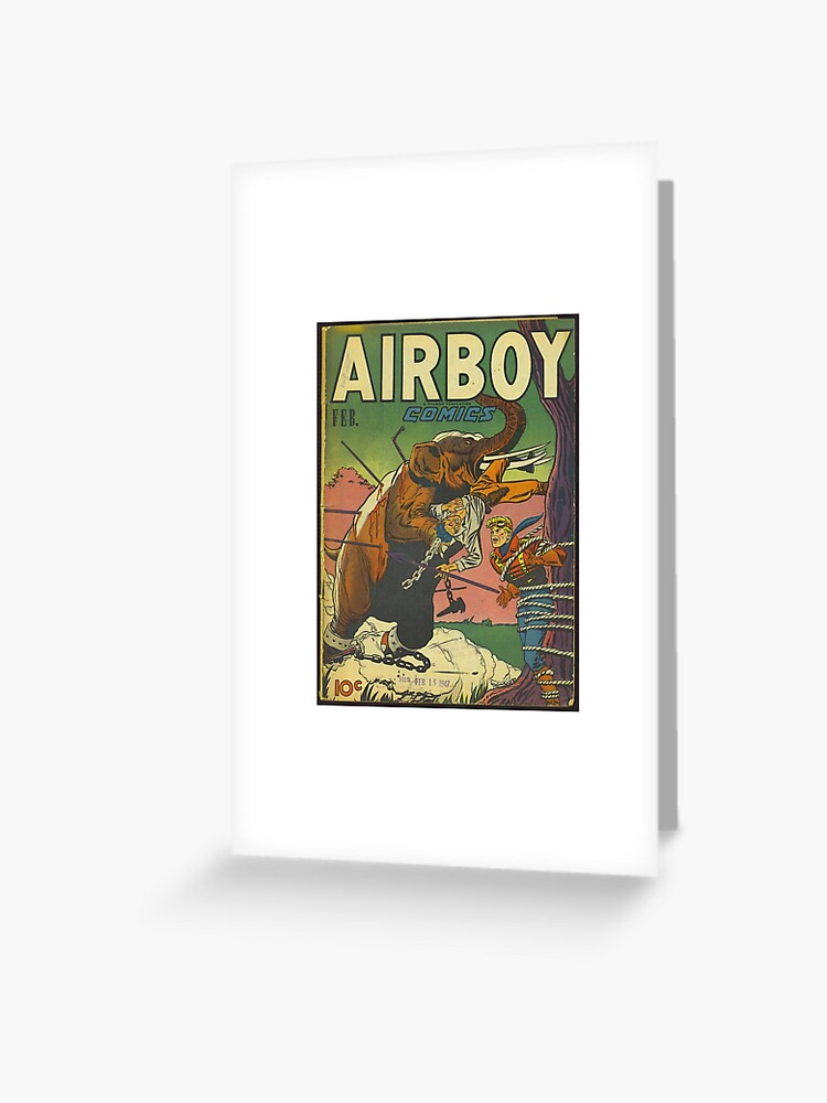 "AIRBOY COMICS - MAD ELEPHANT " Greeting Card for Sale by ForecastVSN ...
