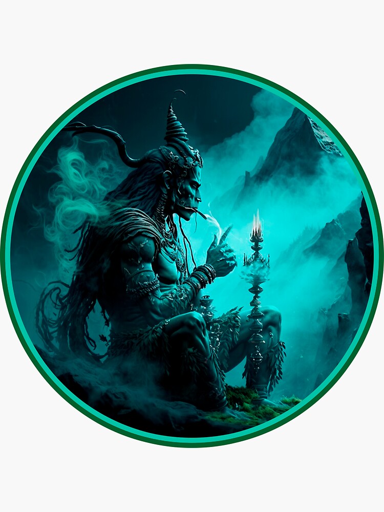 "Realistic God Shiva" Sticker for Sale by IAVitha | Redbubble