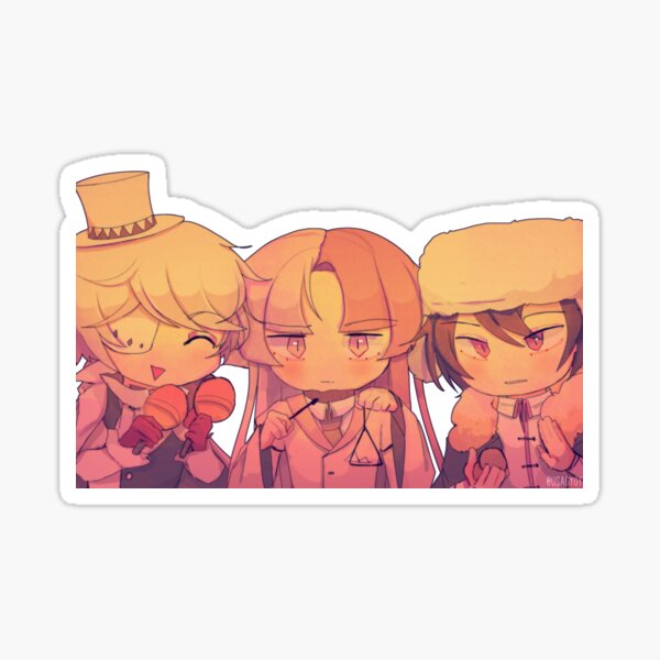 "Doa Trio" Sticker for Sale by Dark-Light-shop | Redbubble