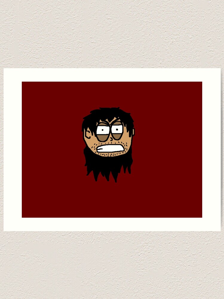 "Angry Mullet-Dad" Art Print by julay-joel | Redbubble