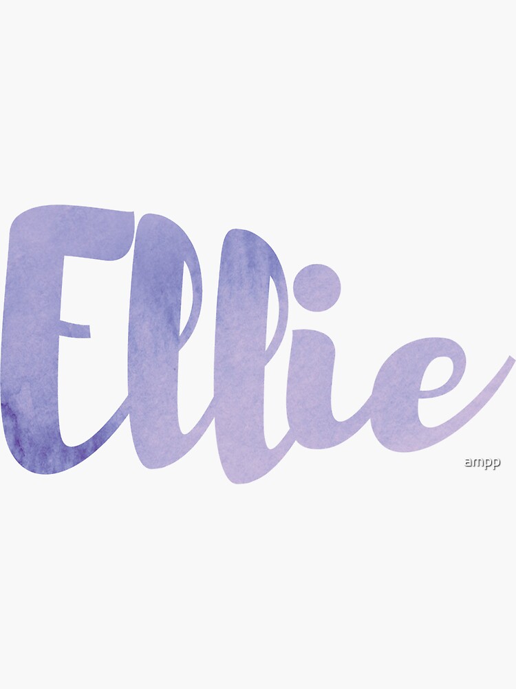 "Ellie" Sticker for Sale by ampp | Redbubble