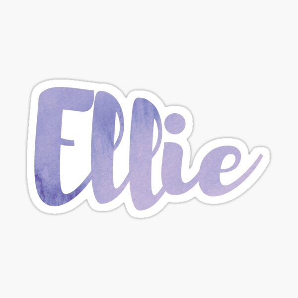 "Ellie" Sticker for Sale by ampp | Redbubble