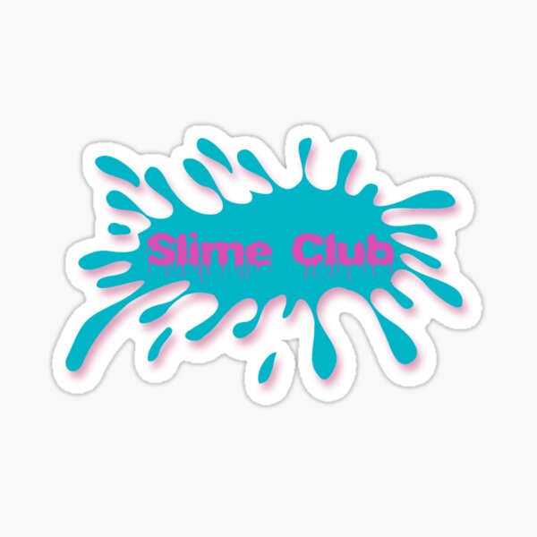 Pegatina «Slime Club | Slime Shirt | Slime | Camisa del limo de los ...
