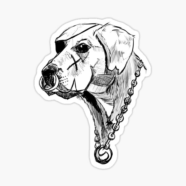 "Bad Dog" Sticker for Sale by Thegreatnerd | Redbubble