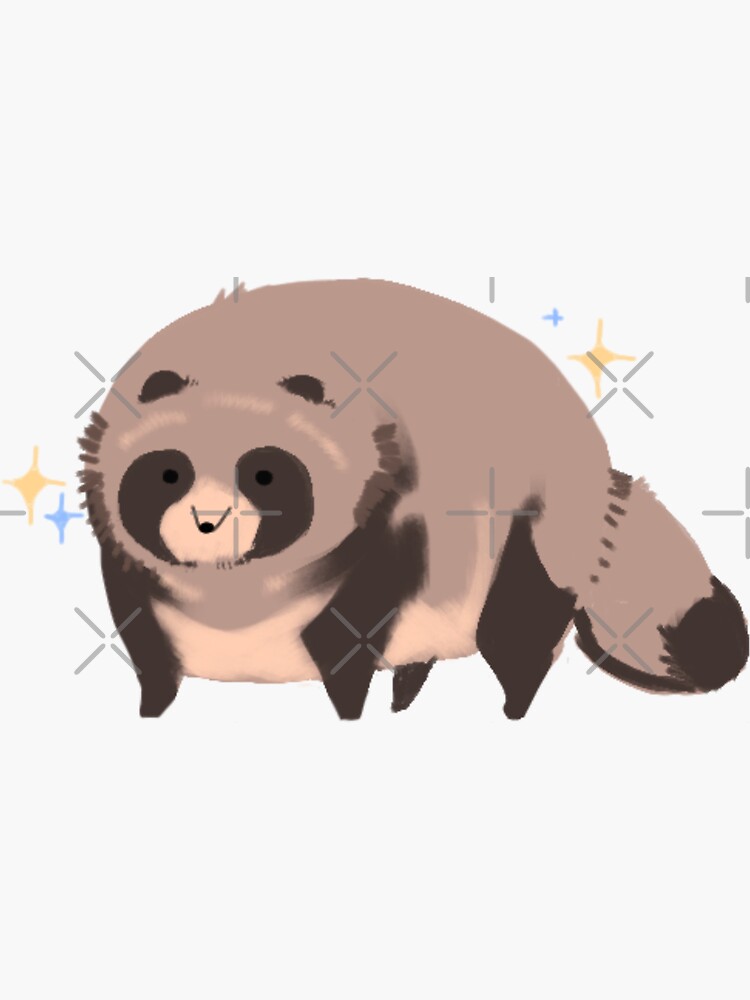 "Tanuki Sticker / Pin / Tote Bag" Sticker for Sale by tsuukitsu | Redbubble