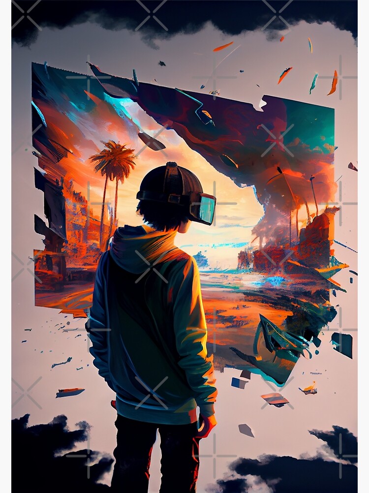 "A Split In The Multiverse - Virtual Reality" Poster for Sale by ...