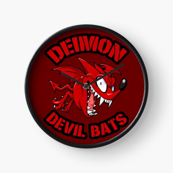 "Deimon Devil Bats - Eyeshield 21" Clock by Evil14 | Redbubble