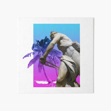 "Vaporwave David" Art Board Print by CriSan | Redbubble