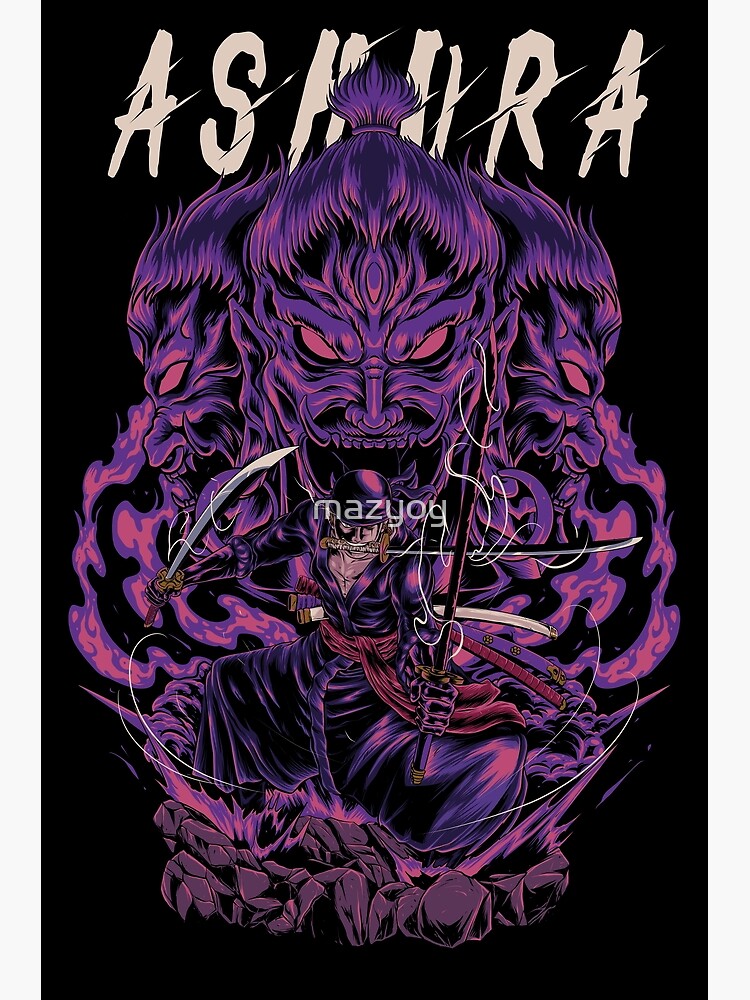 "Ashura Zoro Kyutoryu" Photographic Print for Sale by mazyoy | Redbubble