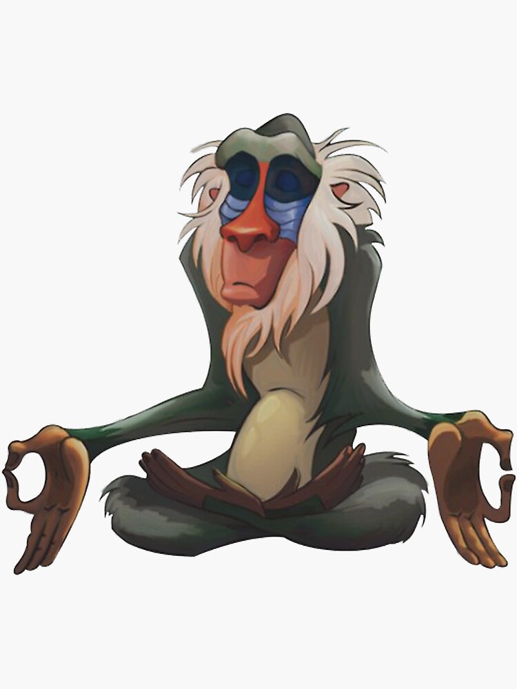 "Rafiki" Sticker for Sale by FeliciaRay | Redbubble