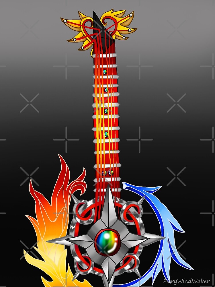 Póster «Fusion Keyblade Guitar # 5 - Divewing & Eternal Flame» de ...