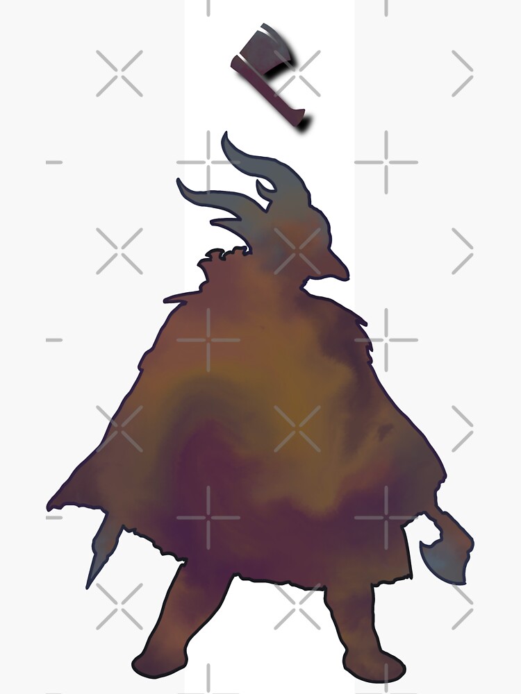 "Gloomhaven Inox Hatchet Class" Sticker for Sale by adelae | Redbubble