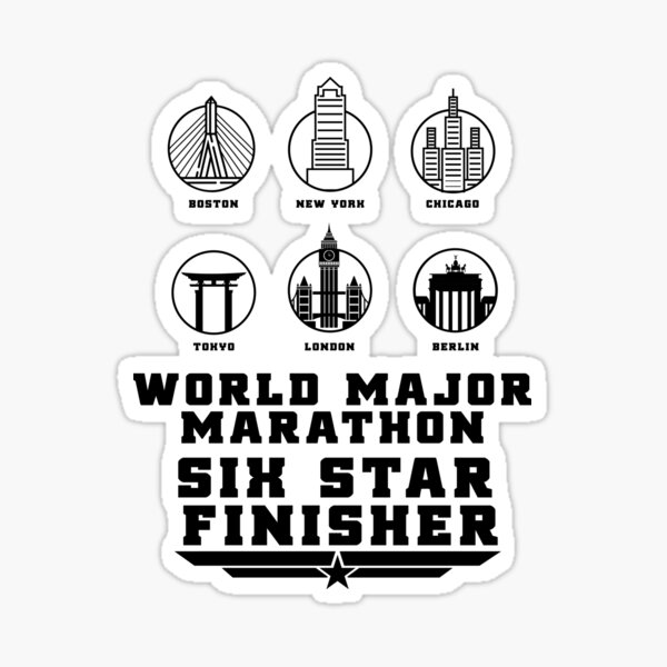 "World Major Marathon" Sticker for Sale by imrhouzvecxs | Redbubble