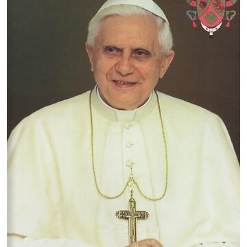 "Pope Benedict XVI Smile" Art Board Print for Sale by IrvingMorales ...
