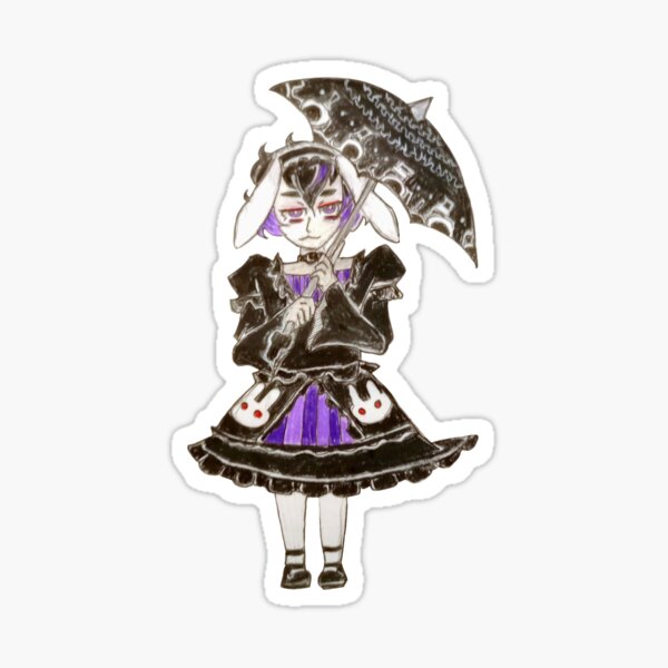 "Gothic Bunny Lolita" Sticker for Sale by Thaiglasses96 | Redbubble