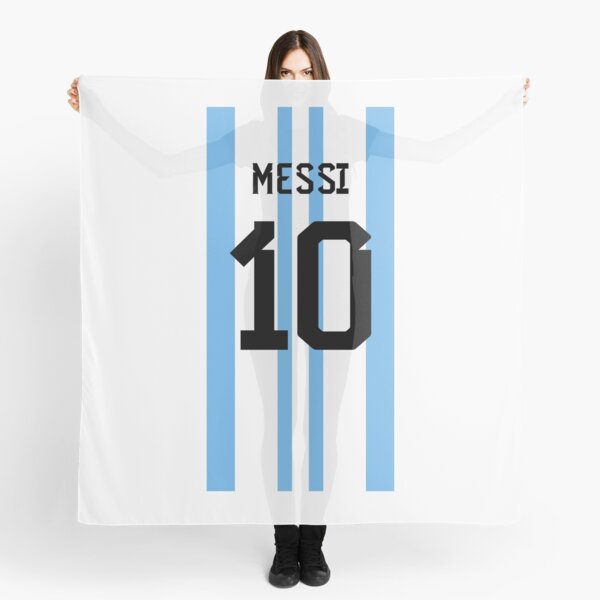 "Messi 10" Scarf for Sale by Color Concept | Redbubble