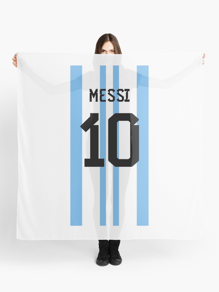 "Messi 10" Scarf for Sale by Color Concept | Redbubble