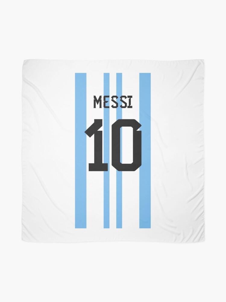 "Messi 10" Scarf for Sale by Color Concept | Redbubble