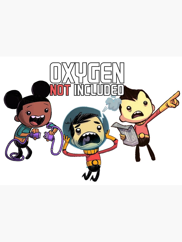 "Oxygen Not Included!" Art Print by Peachsprite | Redbubble