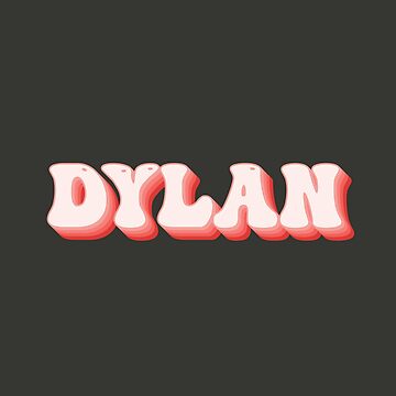 "Dylan - Name" Sticker for Sale by kindxinn | Redbubble