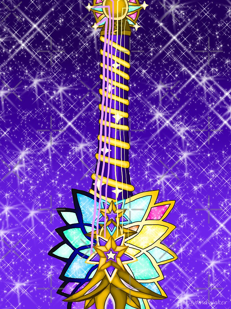 "Fusion Keyblade Guitar #17 - Starlight & Combined Keyblade" Sticker ...